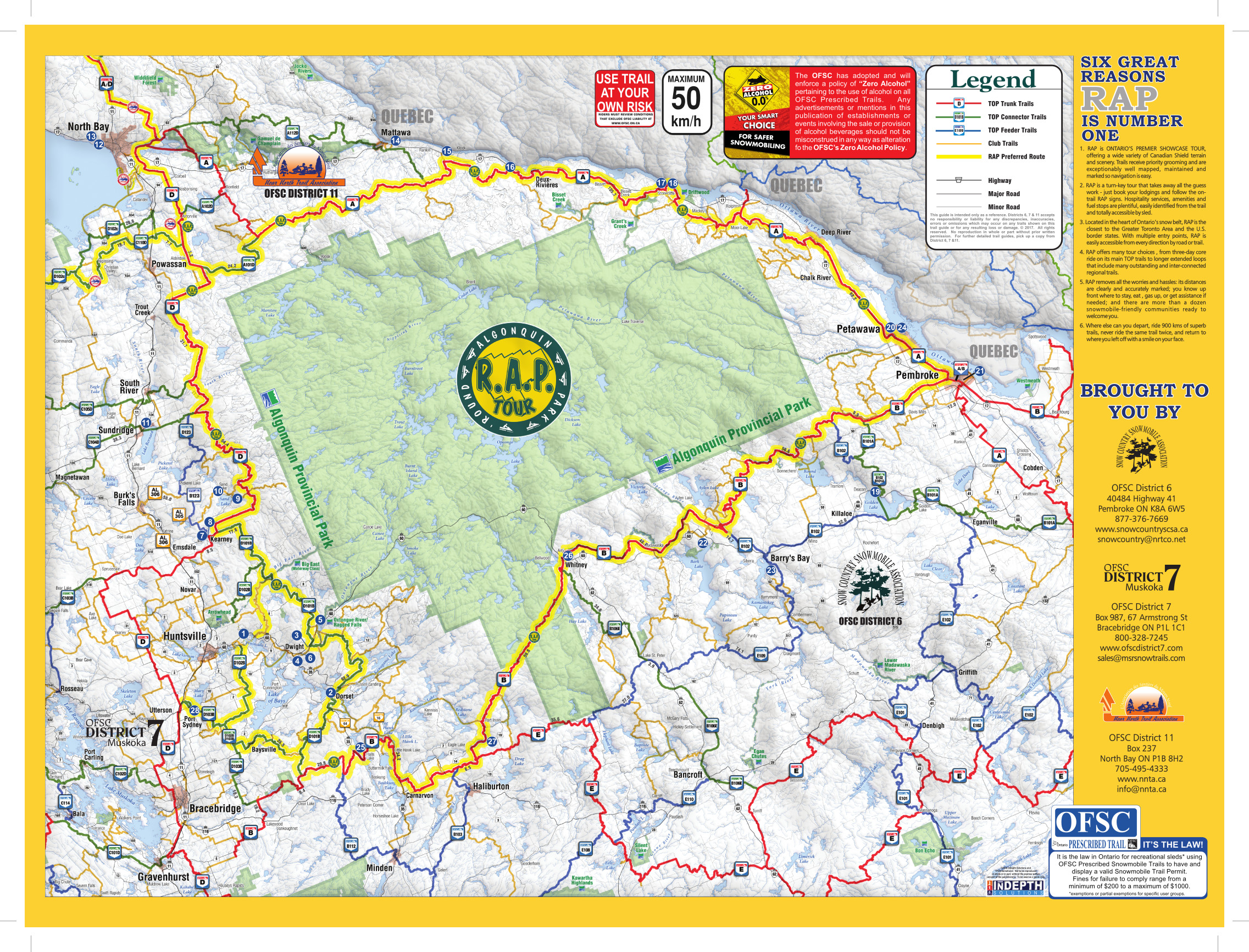 RAP Tour Loop - Snow Country Snowmobile Region